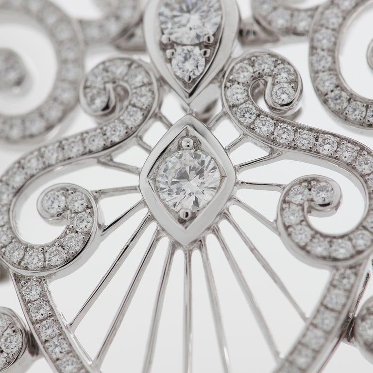 Garrard 'Princess Charlotte Tiara' 18 Karat White Gold and White ...
