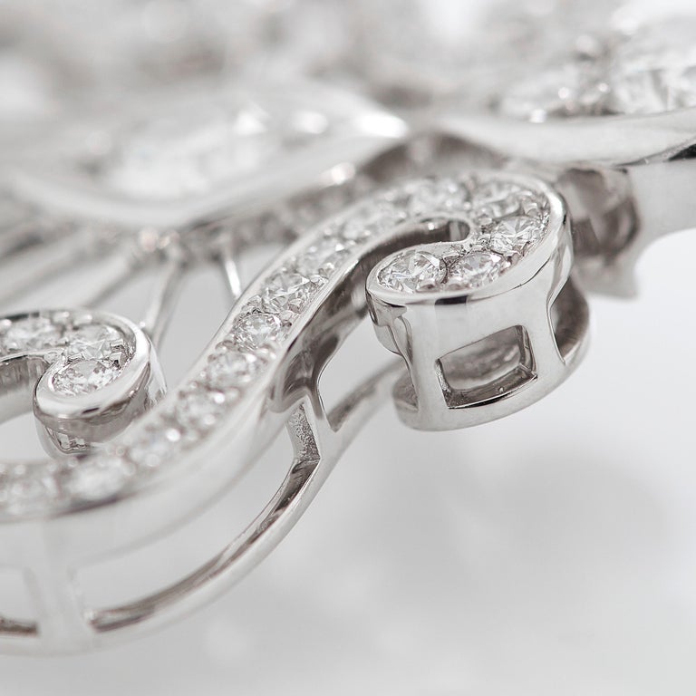 Garrard 'Princess Charlotte Tiara' 18 Karat White Gold and White ...