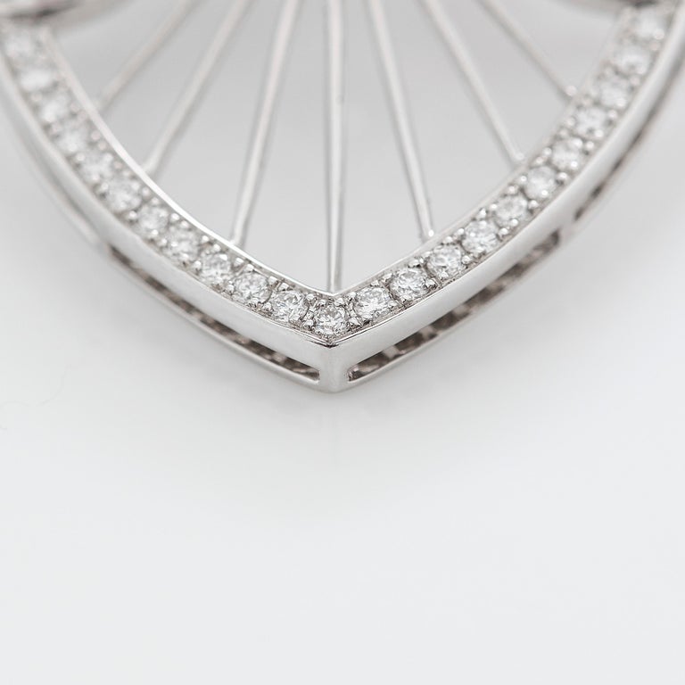 Garrard 'Princess Charlotte Tiara' 18 Karat White Gold and White ...