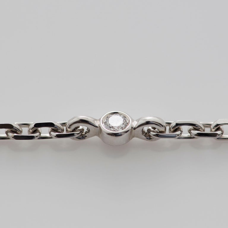 Garrard 'Muse' 18 Karat White Gold White Diamond Starlight Pendant at ...