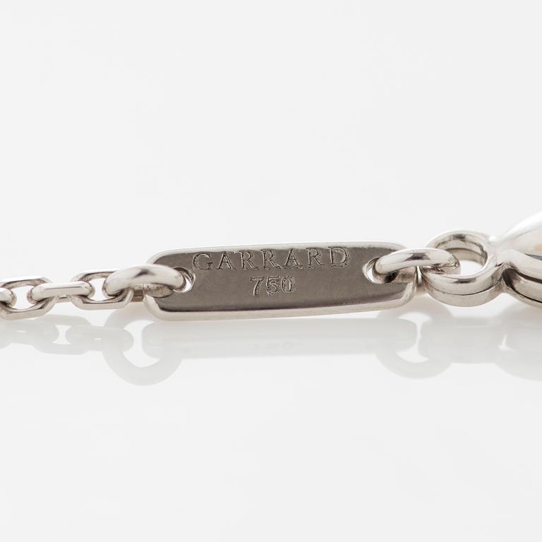 Garrard 'Muse' 18 Karat White Gold White Diamond Starlight Pendant at ...