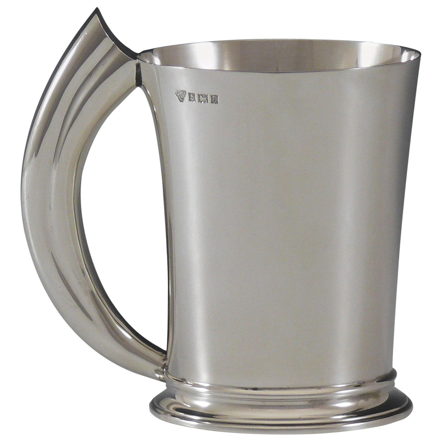 Garrard Sterling Silver Tankard, Hallmarked Birmingham 1979 at 1stDibs