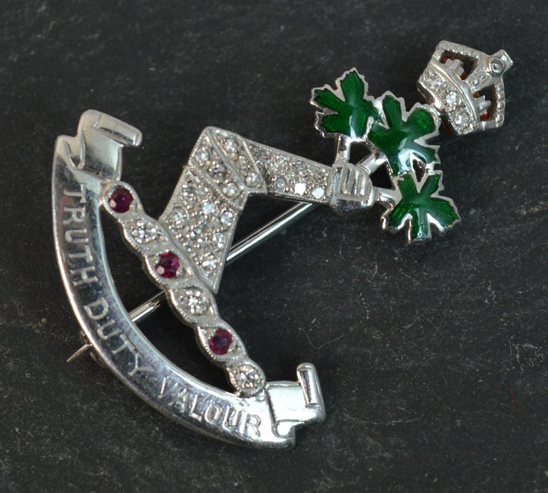 Garrards 18 Carat White Gold Royal Military College of Canada ...