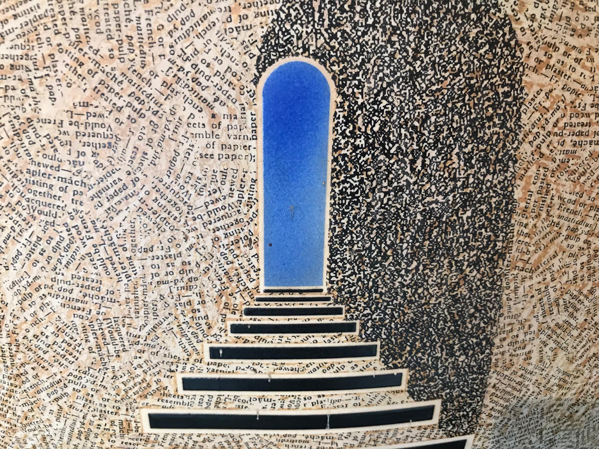 Garry Bish, Time Passage, Ceramic, Sculpture, Collage, Surrealist at ...