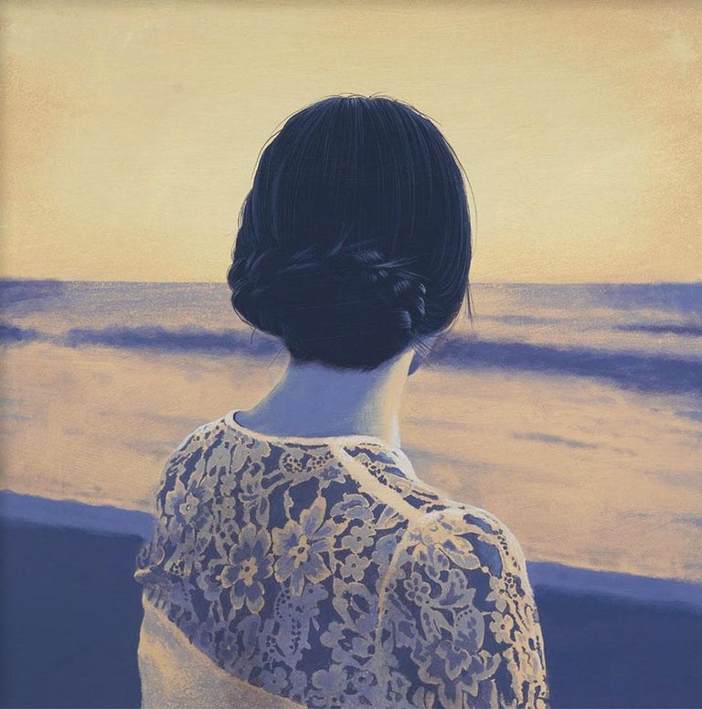 Garry Harper - I Treasure Each Moment - figurative contemporary acrylic ...