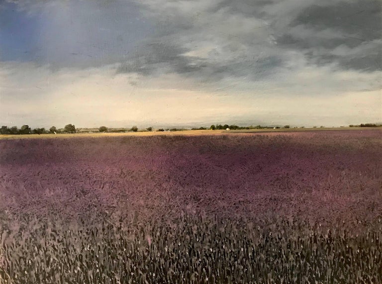 Garry Raymond-Pereira - Lavender Fields original miniature painting at ...