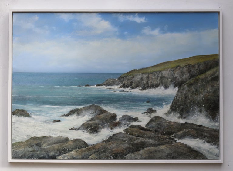 Garry Raymond-Pereira - Sunday Cliff Walk - coastal british artwork ...