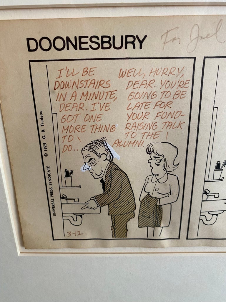Garry Trudeau Comic Strip signed For Sale at 1stDibs