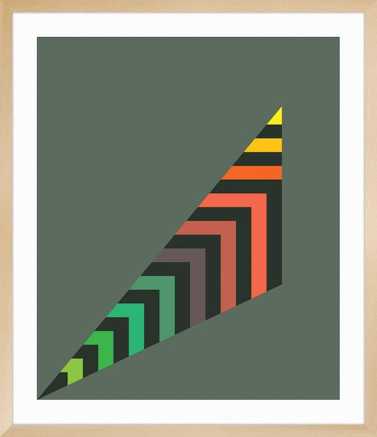 Gary Andrew Clarke - Stripey Scalene Triangle For Sale at 1stDibs