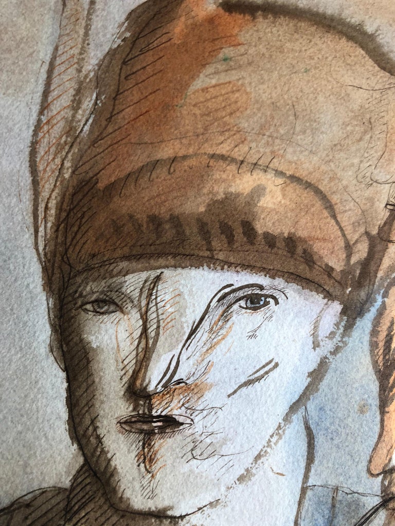 Gary Hansmann - Modern Figurative Surrealism Watercolor Painting ...