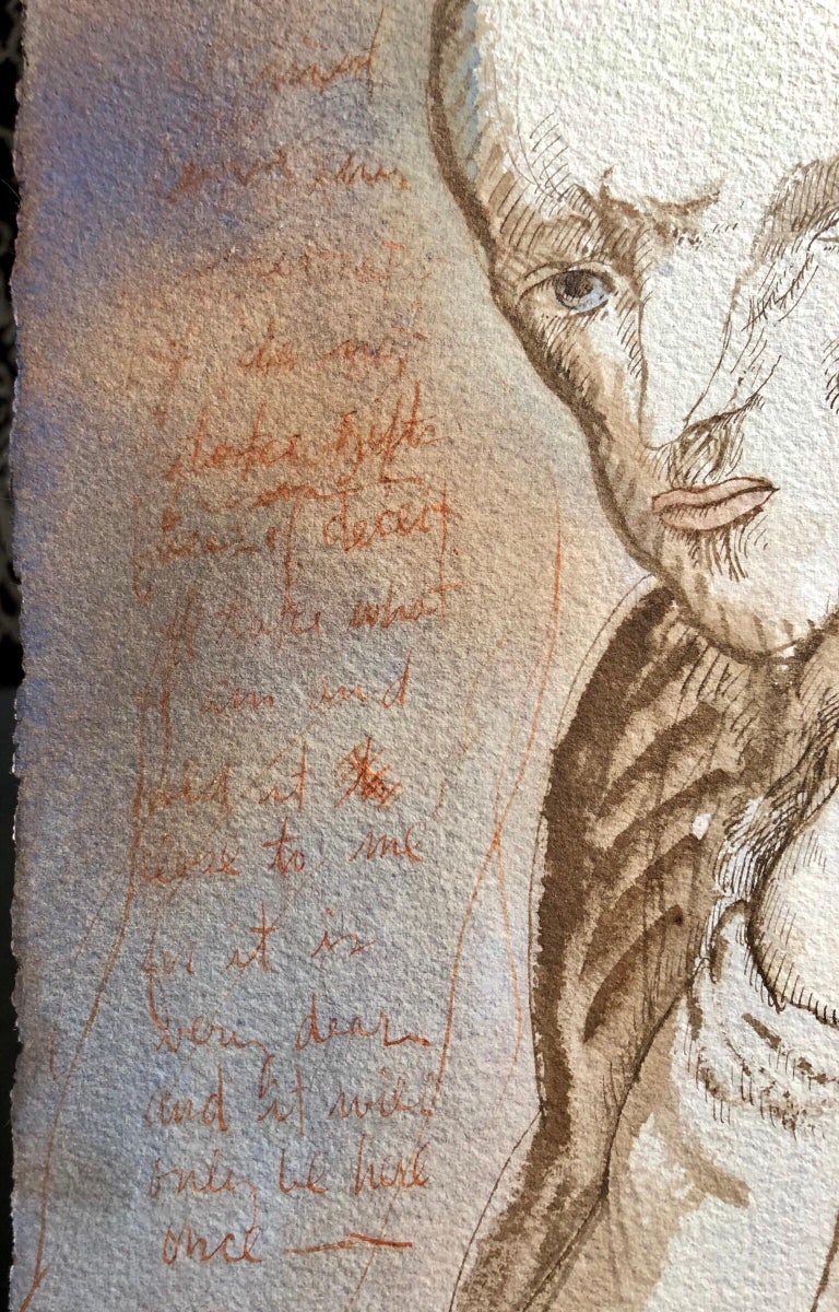 Gary Hansmann - Modern Figurative Surrealism Watercolor Painting ...