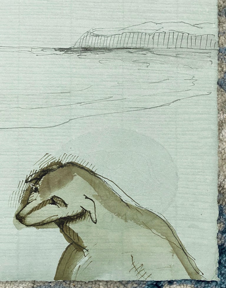 Gary Hansmann - Modern Figurative Surrealism Watercolor Painting ...