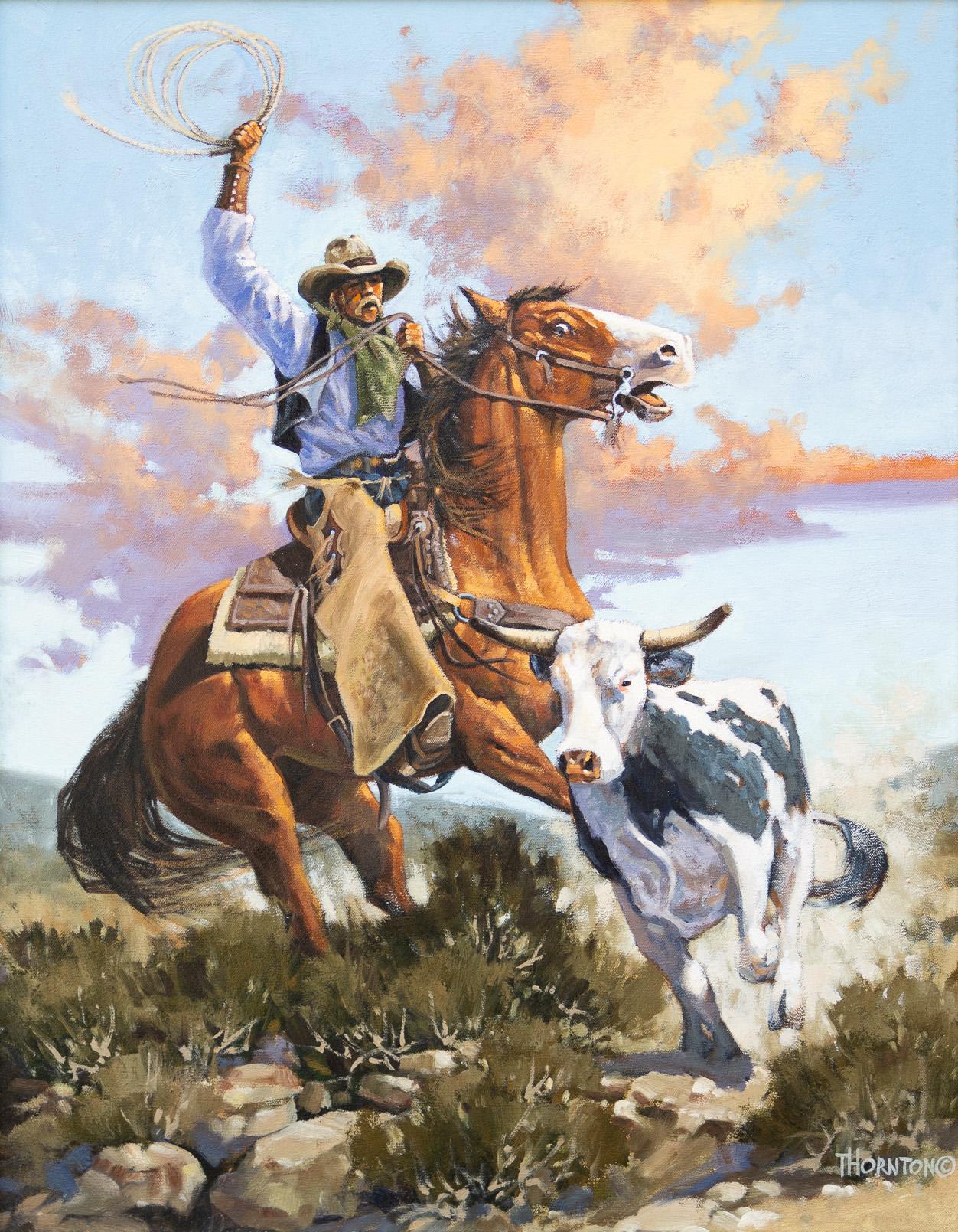 Gary Jack Thornton - "Hard Right Turn" Western Romantic of Cowboy ...