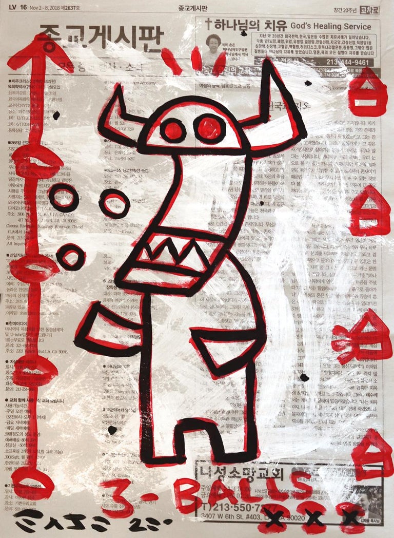 Gary John - Buffoon à 3 boules En vente sur 1stDibs