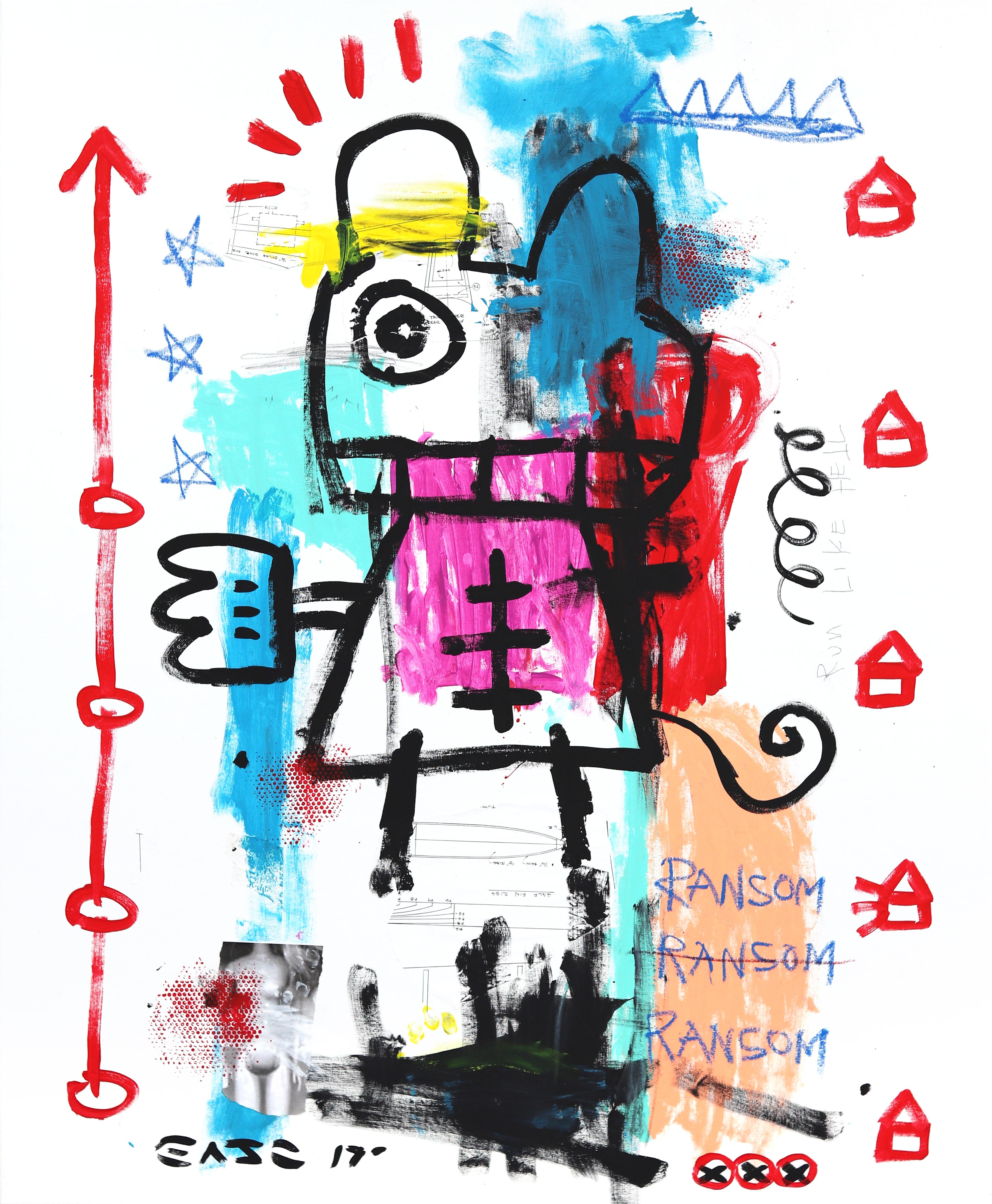 Gary John - Run Like Hell, Dude For Sale at 1stDibs | helldude