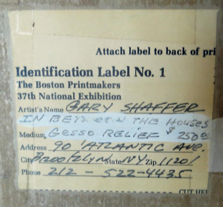 Gary Lee Shaffer - In Between The Houses III For Sale at 1stDibs