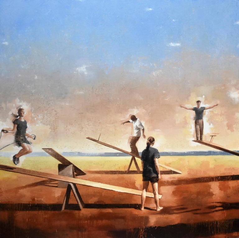 Gary Ruddell - Defying Gravity, Contemporary Realism, Figurative ...