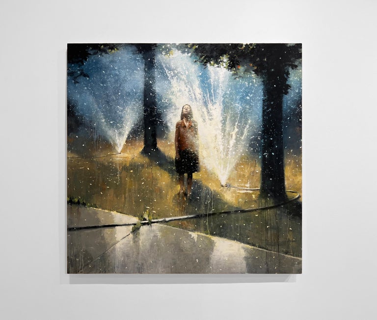 Gary Ruddell - HISSING OF SUMMER - Contemporary Figurative Scene ...