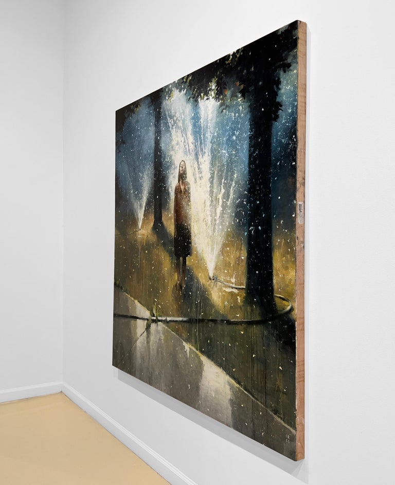 Gary Ruddell - HISSING OF SUMMER - Contemporary Figurative Scene ...