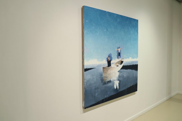 Gary Ruddell - Who We Are, Contemporary Realism, Figurative, Water ...