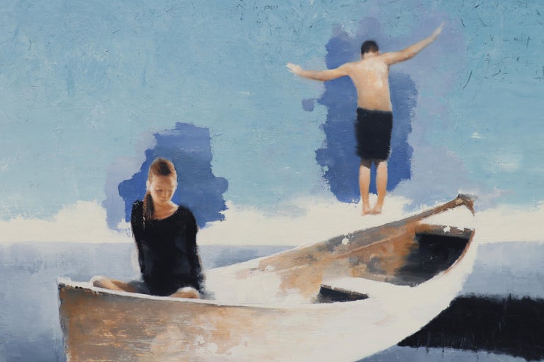 Gary Ruddell - Who We Are, Contemporary Realism, Figurative, Water ...