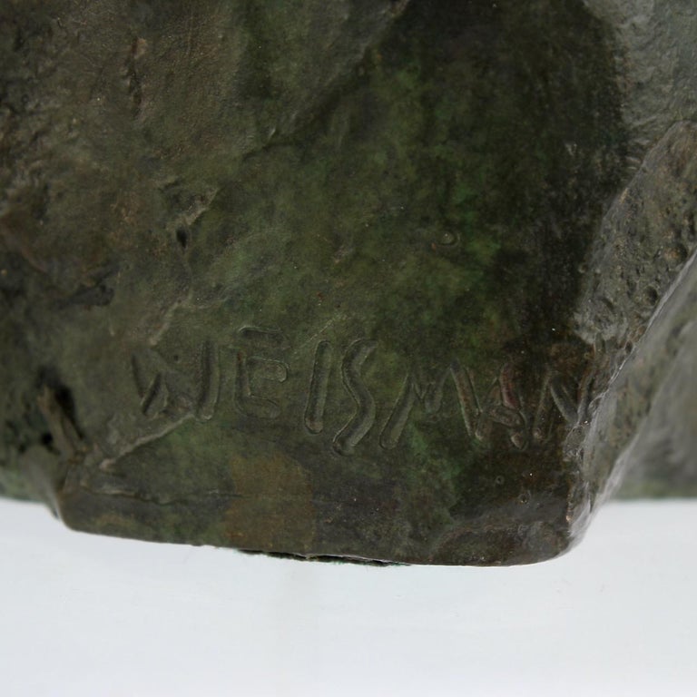 Gary Weisman Nude Male Torso Bronze Sculpture For Sale at 1stDibs