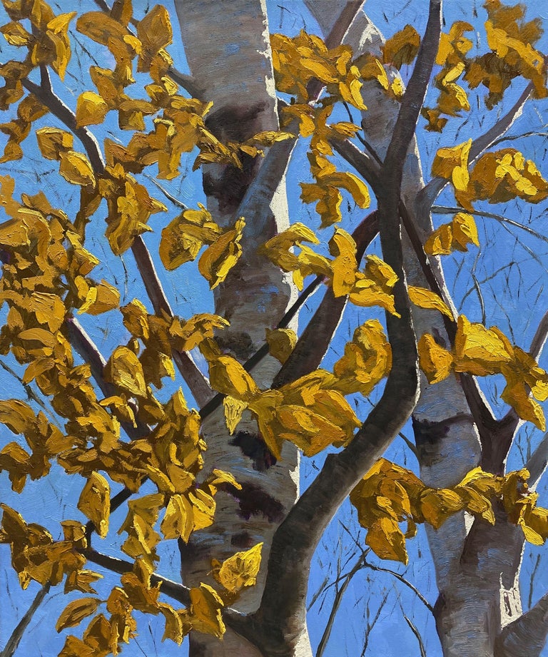 Gary Westall - Autumn Colors in the Heide, Painting, Oil on Canvas For ...