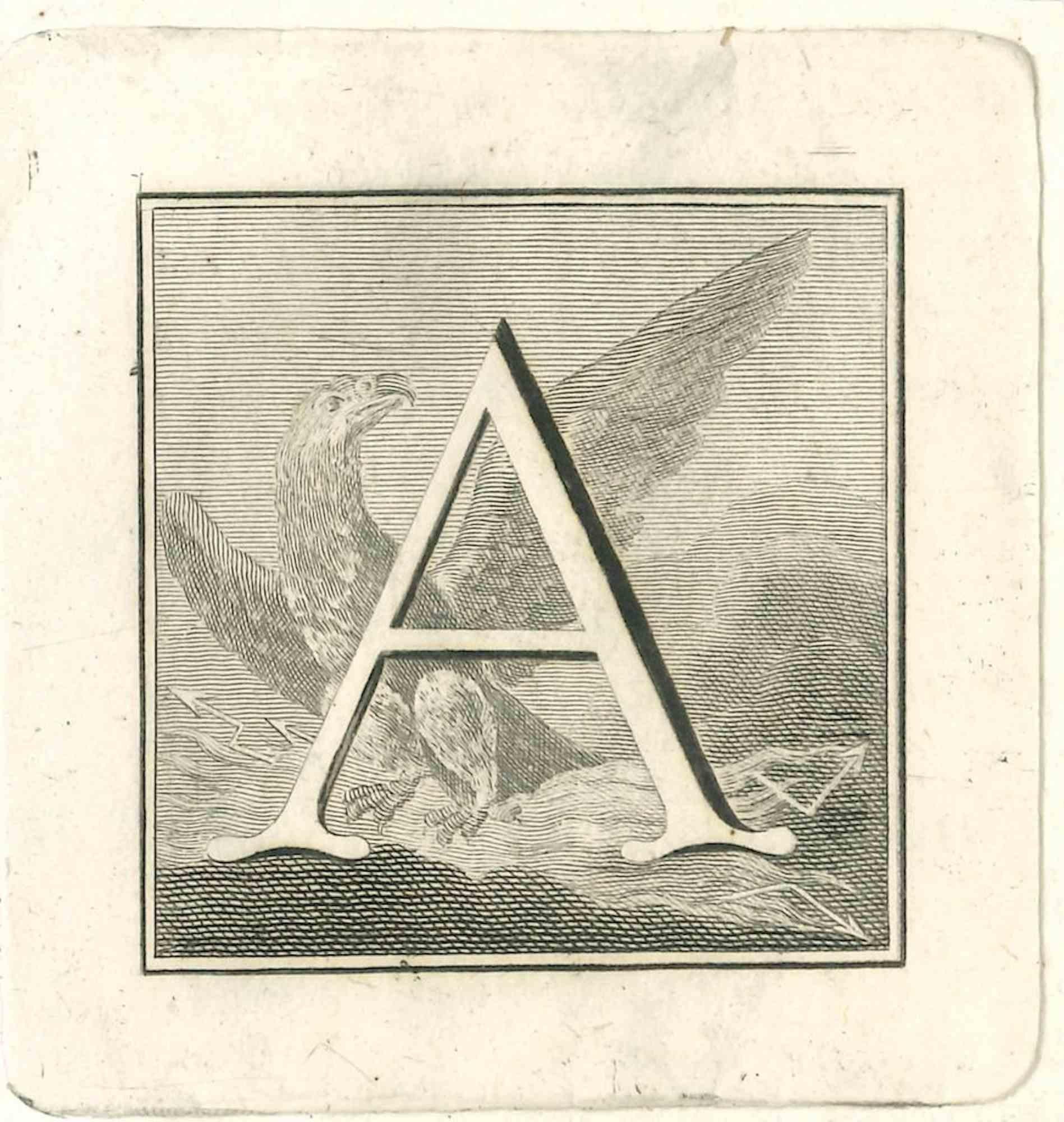 Gaspar Van Wittel (Vanvitelli) - Anciennes gravures de la lettre V d ...