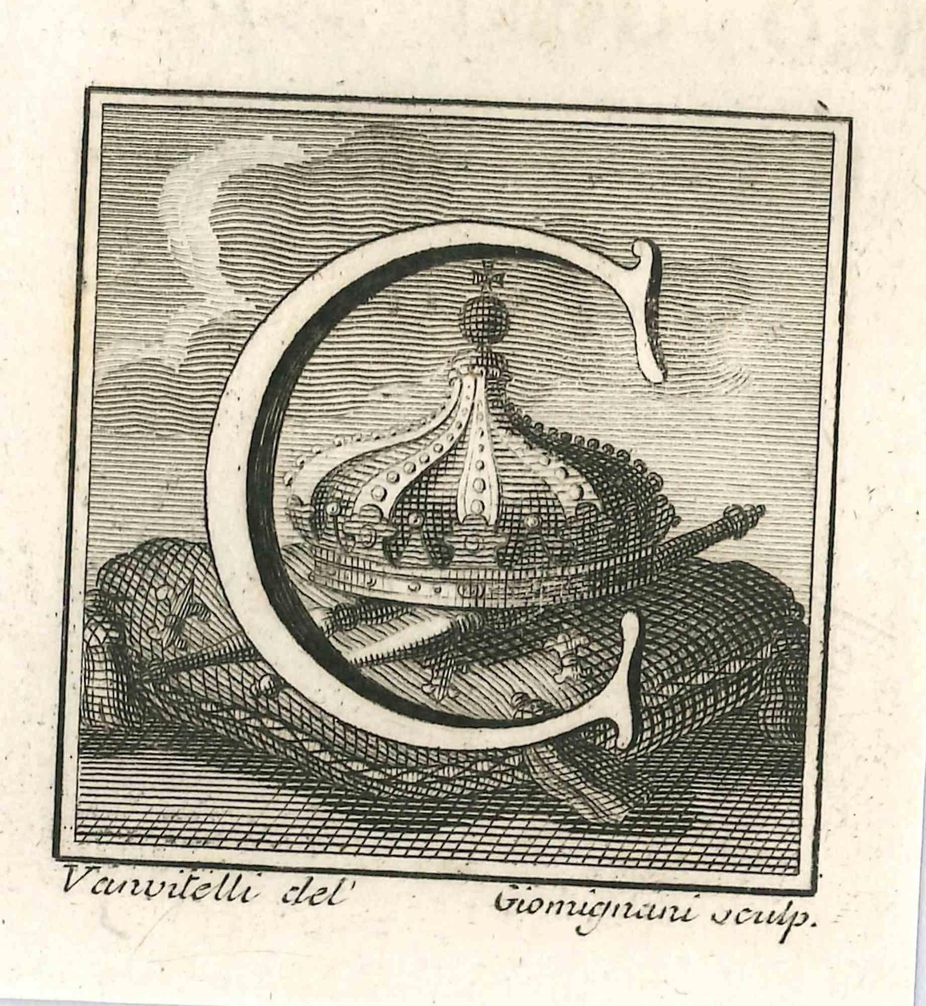 Gaspar Van Wittel (Vanvitelli) - Antiquities of Herculaneum Letter E ...