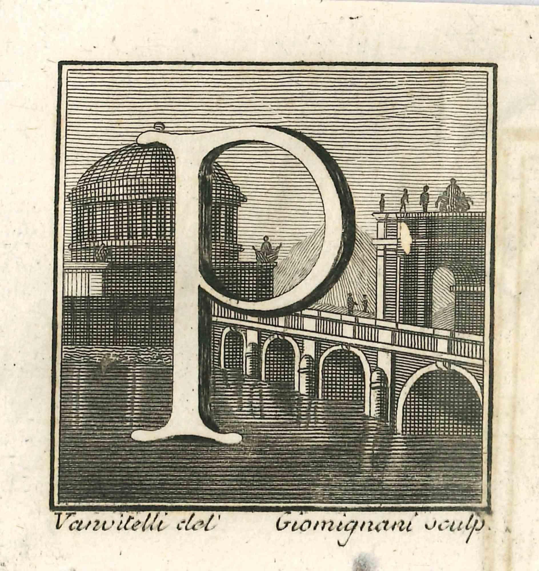 Gaspar Van Wittel (Vanvitelli) - Antiquities of Herculaneum Letter E ...