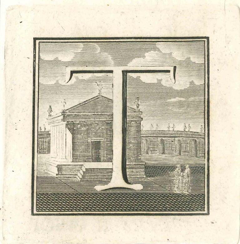 Gaspar Van Wittel (Vanvitelli) - Antiquities of Herculaneum Letter T ...