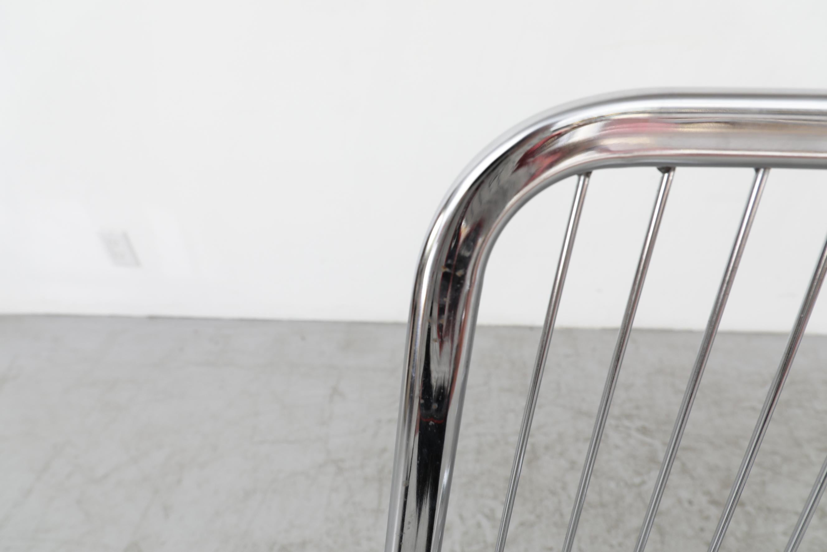 Gastón Rinaldi for RIMA Cantilevered Chrome Seats at 1stDibs