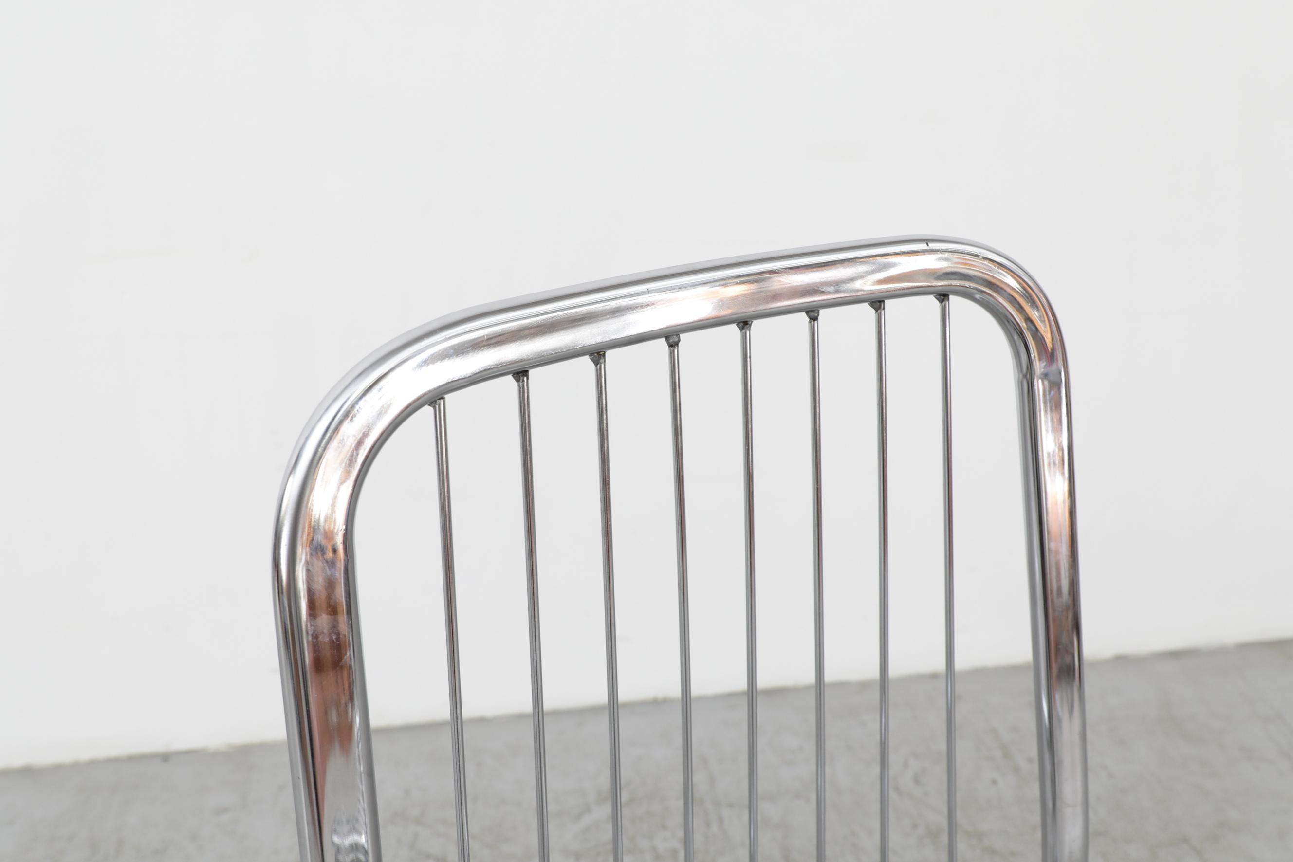 Gastón Rinaldi for RIMA Cantilevered Chrome Seats at 1stDibs