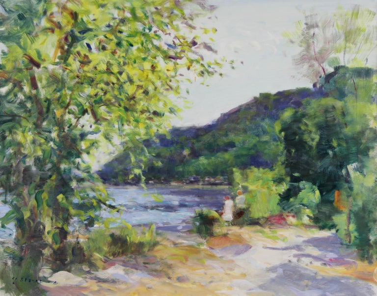 Gaston Sebire – La Seine à Villequier im Angebot bei 1stDibs