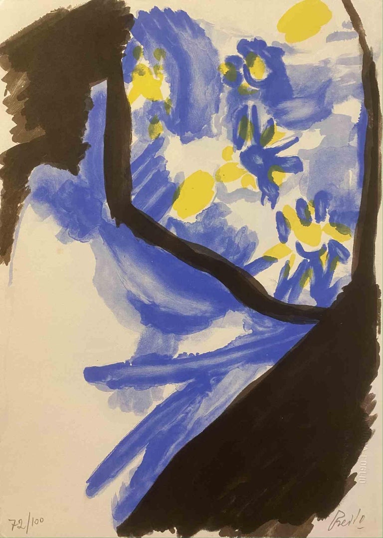 Gastone Breddo - Floral Composition - Lithograph by Gastone Breddo ...