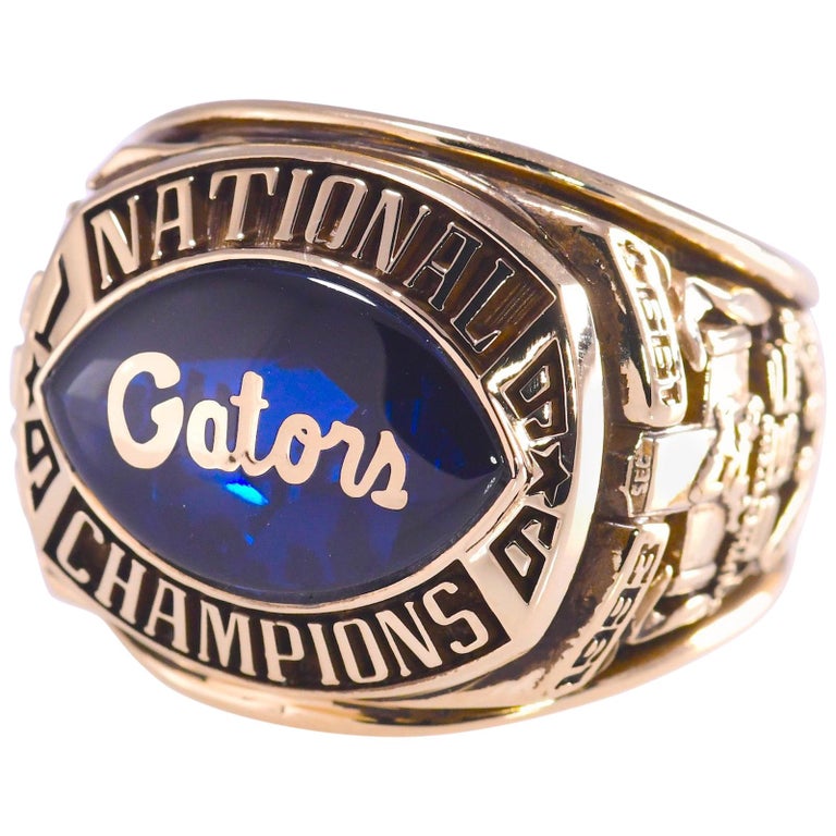 Gator National Championship Football Ring 'non player' 10K Artcarved 37 ...