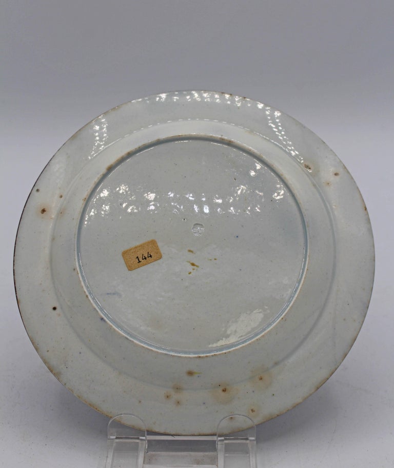 Circa 1810 Gaudy Dutch Pearlware "Sunflower" Pattern Plate, English For ...