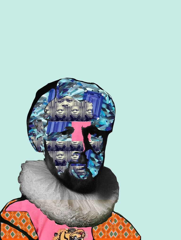 Gavin Benjamin - Head of State No. 2 - Photo Collage Self-Portrait with ...