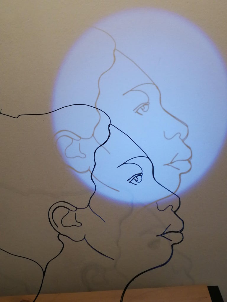 Gavin Worth - Nina Simone - Gavin Worth Iron Wire Figurative Sculpture ...