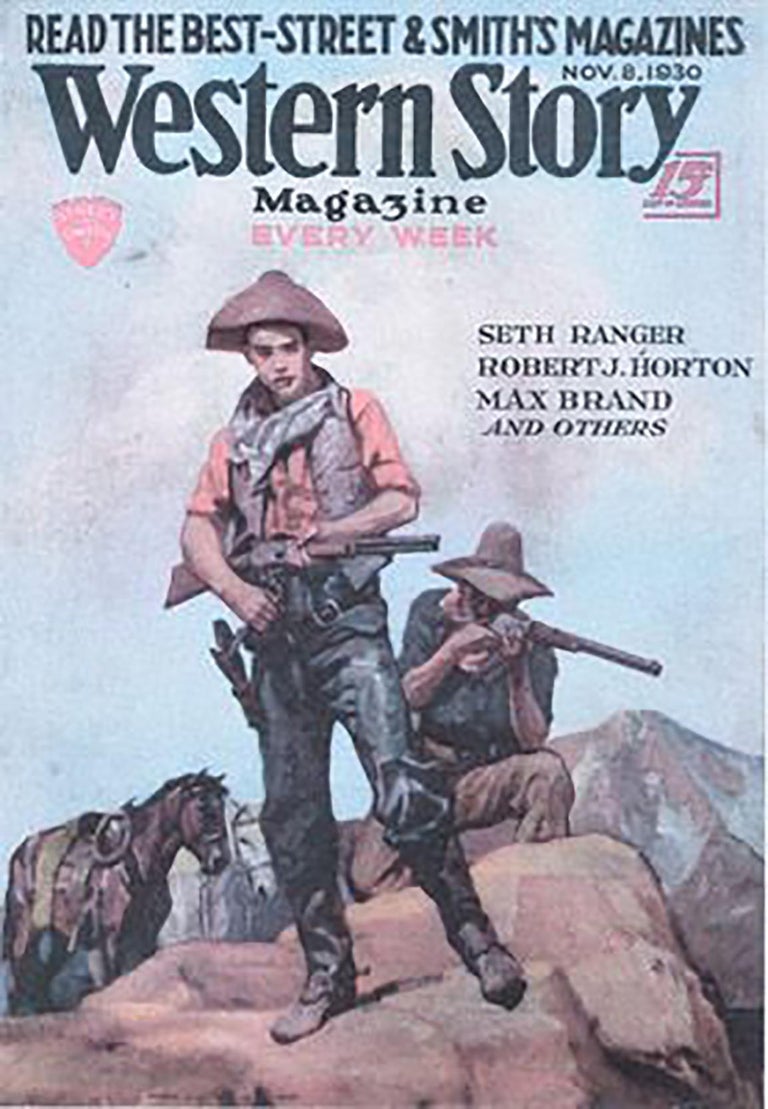 Gayle Porter Hoskins - Two Gunslingers - Western Story Magazine Cover ...