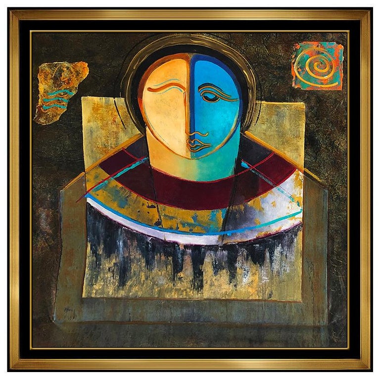 Gaylord Soli - Gaylord Soli Original Painting On Canvas Signed Male ...