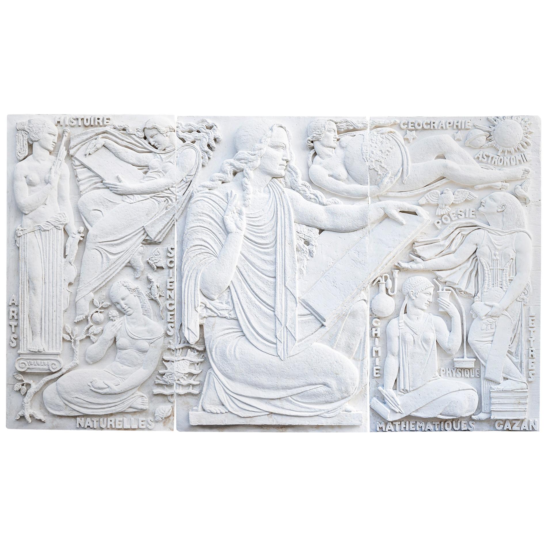 Plaster Relief Sculpture of Young Girl after Velazquez at 1stdibs