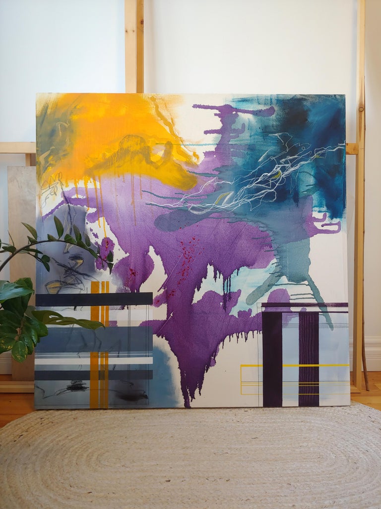 Gazelle Bastan - Punctum II Contemporary Abstract Painting For Sale at ...