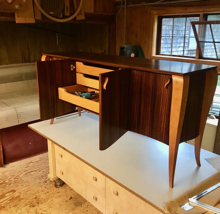 Gazelle Desk-Custom Handcrafted Contemporary Desk with Scalloped Edge ...