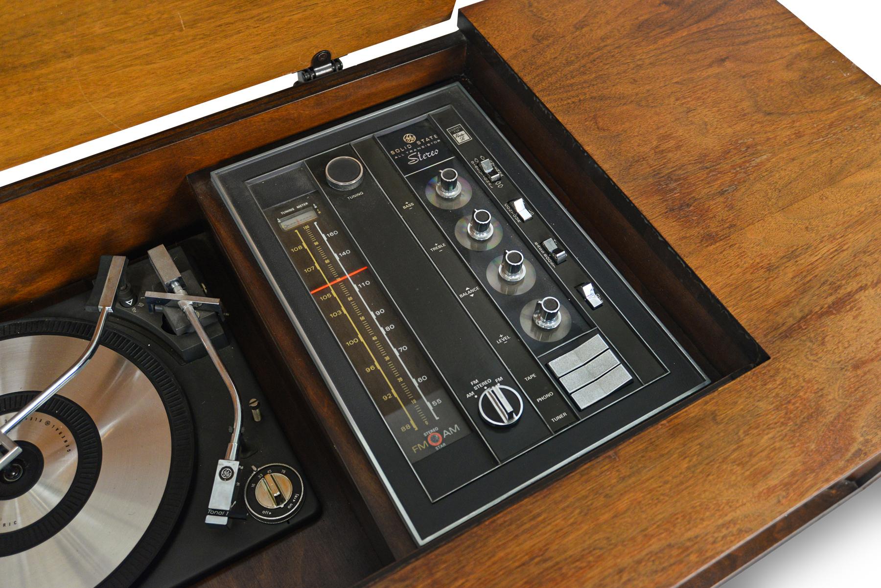 Ge Model C443k Walnut Stereo Console For Sale at 1stDibs | ge stereo ...