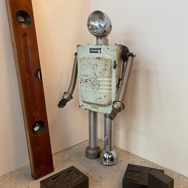 G.E. Robot Sculpture by Bennett Robot Works For Sale at 1stDibs