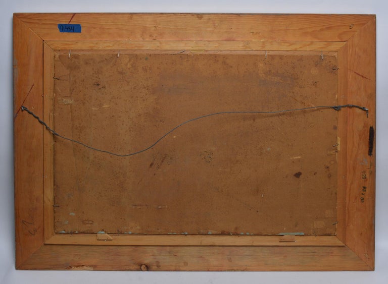 Gean Smith - American Impressionist School, 1918 Bustling Day at the ...