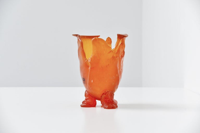 Geatano Pesce Amazonia Rubber Vase Fish Design, 1994 For Sale at 1stDibs