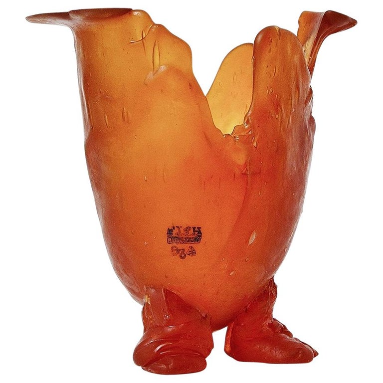 Geatano Pesce Amazonia Rubber Vase Fish Design, 1994 For Sale at 1stDibs