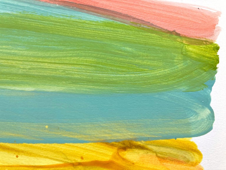 Gee Gee Collins - "History in Full Colour -The Hamptons" Colourful Abstract Lines Painting on ...